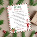 Editable Elf Arrival Letter North Pole Express Mail - Etsy