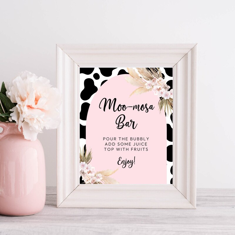Mom Mosa Bar Sign - Etsy