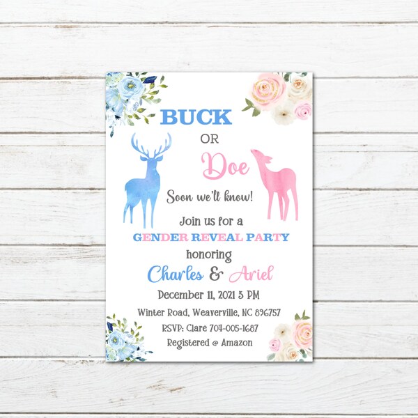 Deer Buck and Doe - Etsy