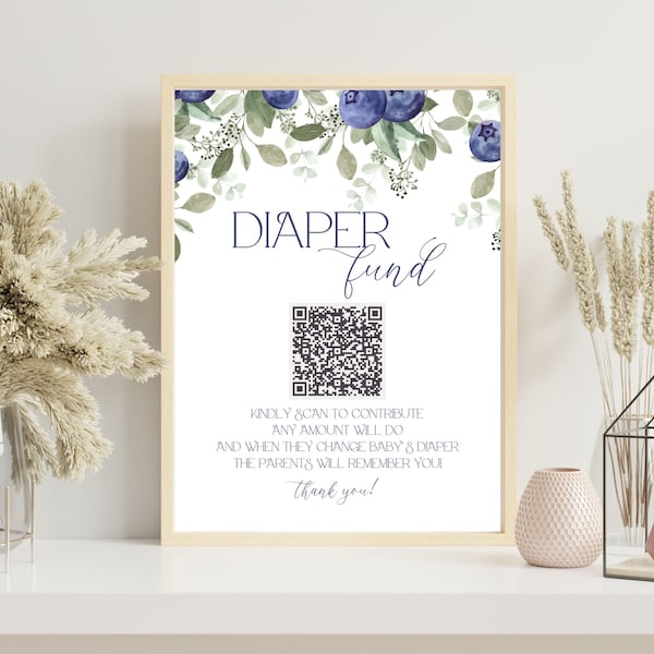 Qr Code Diaper Fund - Etsy