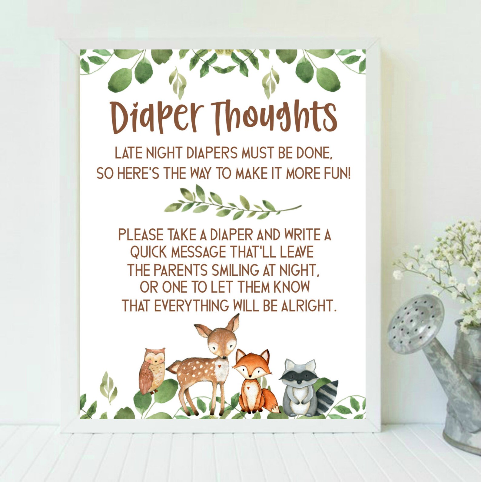Diaper Thoughts Diaper Thoughts Sign Diaper Thoughts Boy | Etsy