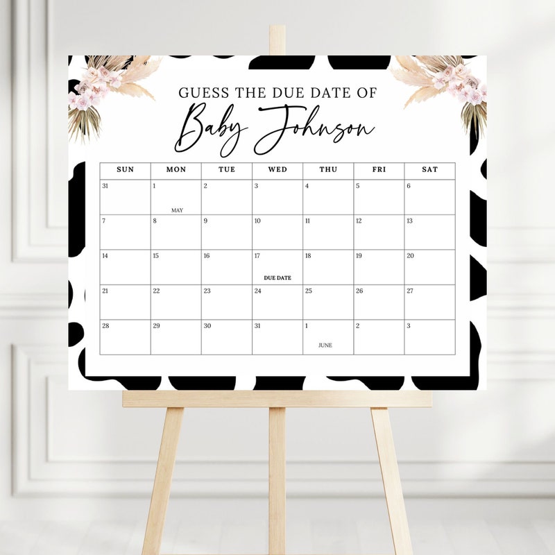 Guess Due Date - Etsy