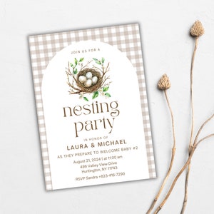 Nesting Party Invite, Nesting Shower Invitation, Gender Neutral ...