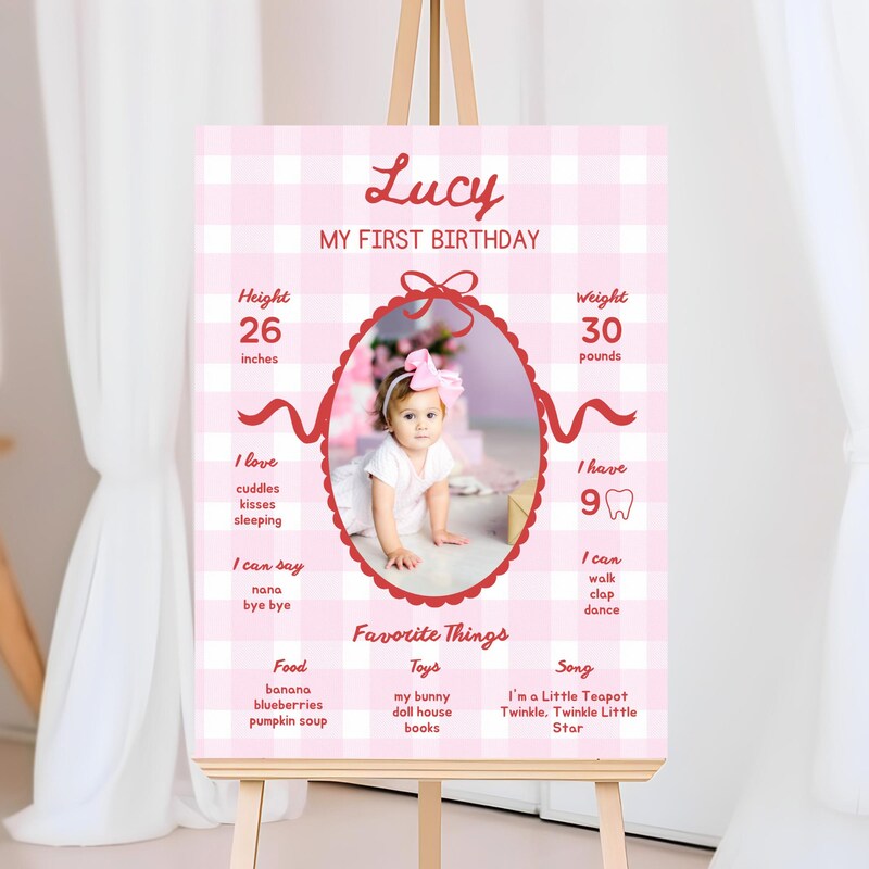 1st Birthday Board - Etsy