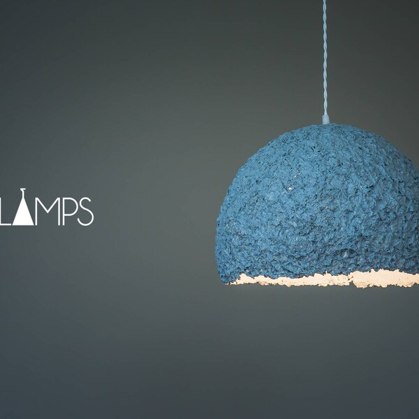 Paper Pulp Light Pendant - Etsy