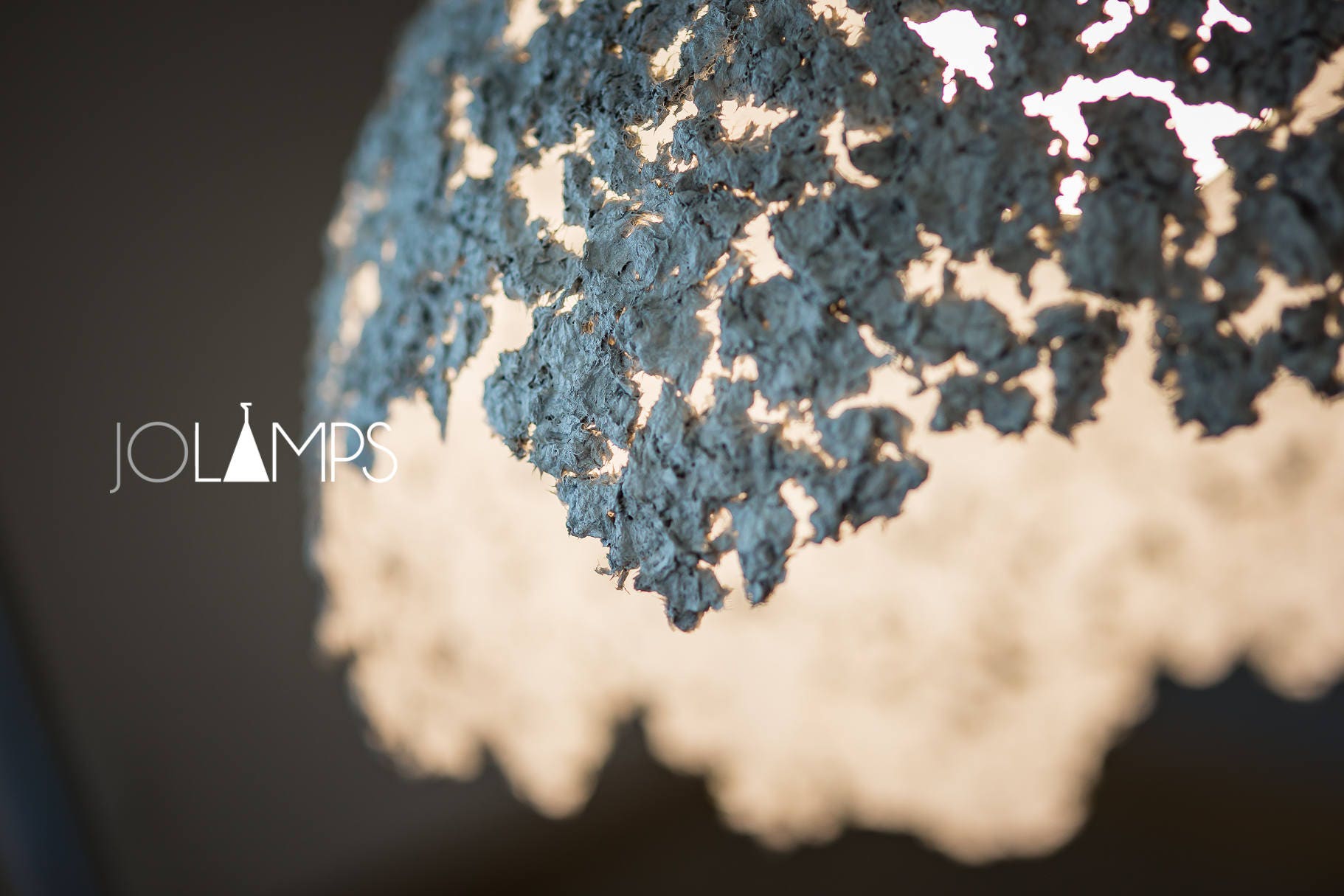 Paper Mache Lamp, Lamp, Pendant Light, Hanging Lamp, Pendant Lamp ...