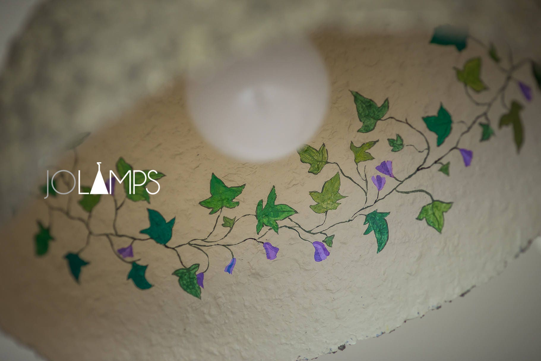 Paper Mache Lamp, Lamp, Pendant Light, Hanging Lamp, Pendant Lamp ...