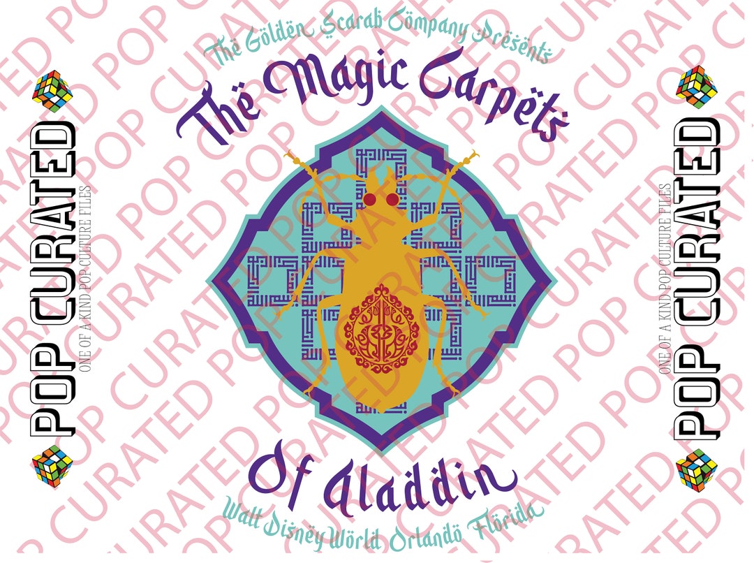 Aladdin Magic Carpets Ride Theme Park Attraction Amusement - Etsy
