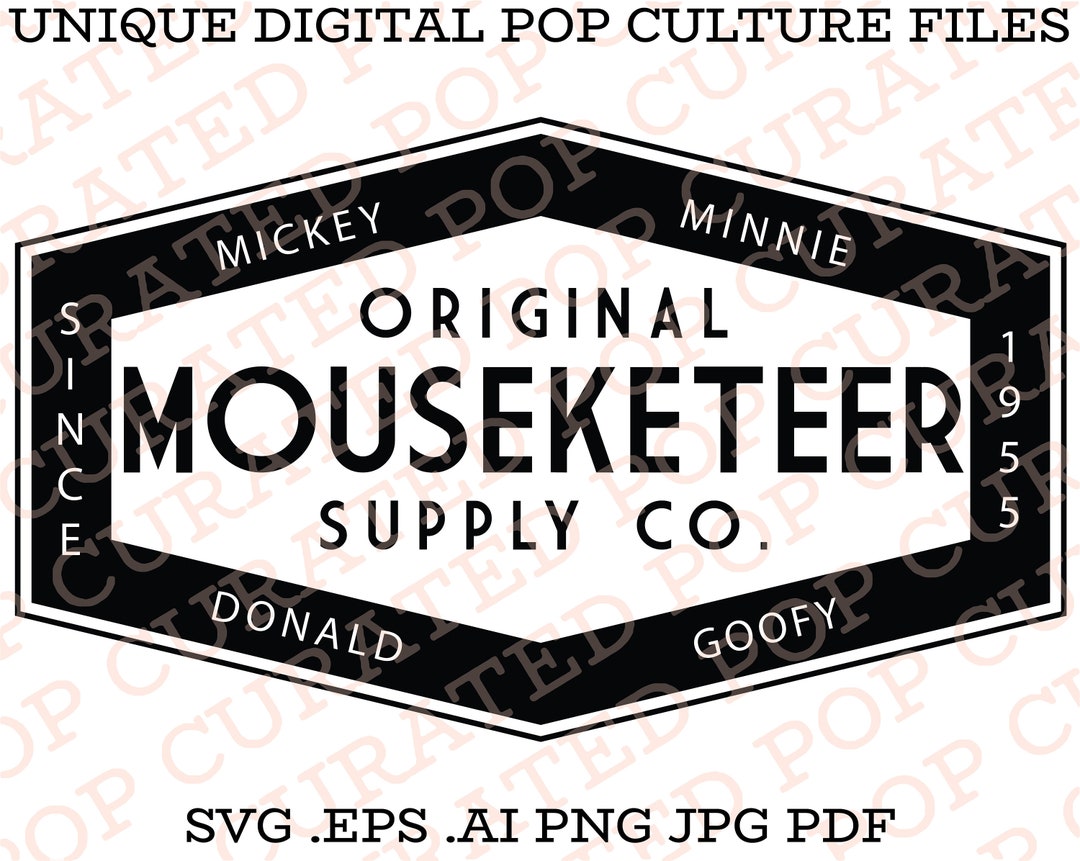Mousketeer SVG Cricut Design Mickey Mouse Club Orlando Anaheim Donald ...