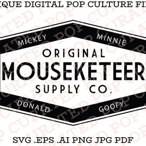 Mousketeer SVG Cricut Design Mickey Mouse Club Orlando Anaheim Donald ...