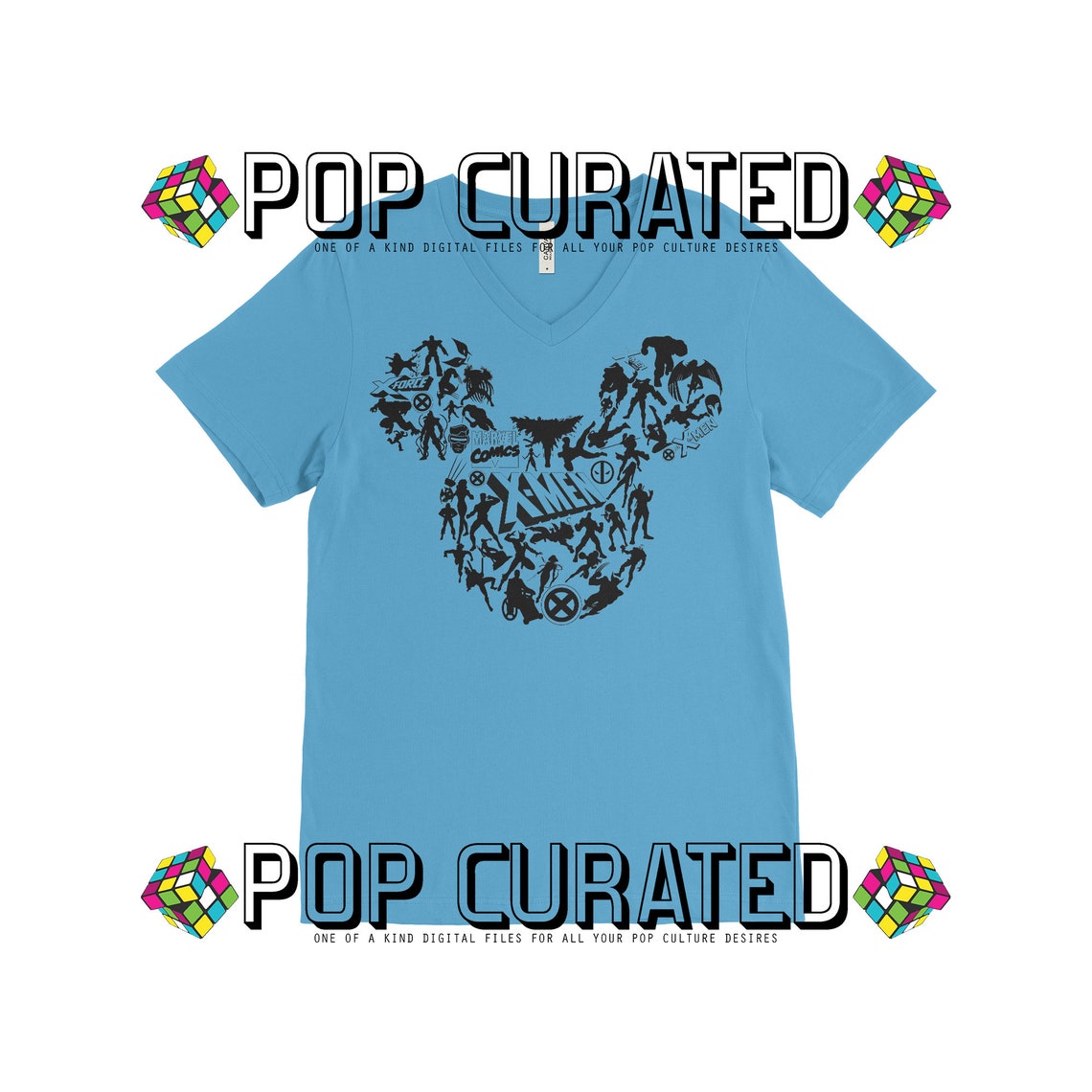 X-men Marvel Mcu Mickey Mouse Mutants WDW Digital Illustrator - Etsy