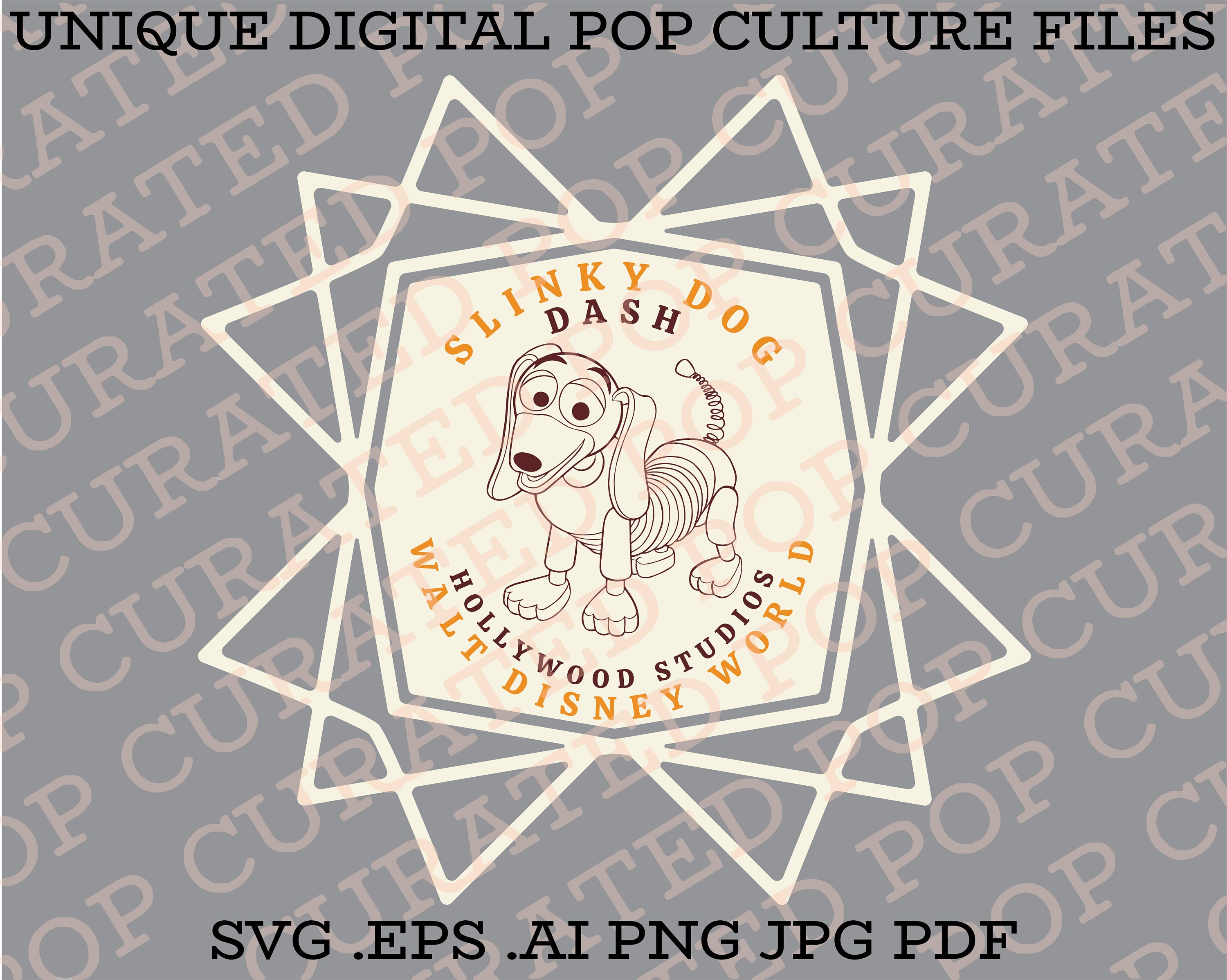 Slinky Dog Dash Toy Story Land Ride Hollywood Studios WDW | Etsy