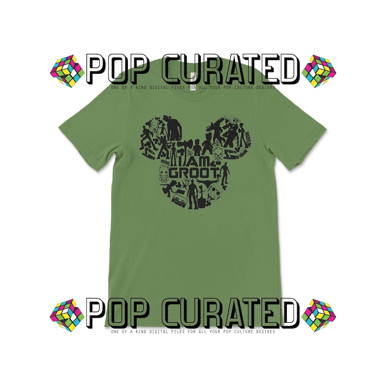Groot Guardians of the Galaxy Marvel Superhero Mickey Mouse - Etsy