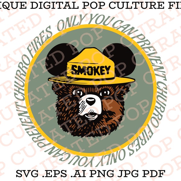 Smokey the Bear - Etsy