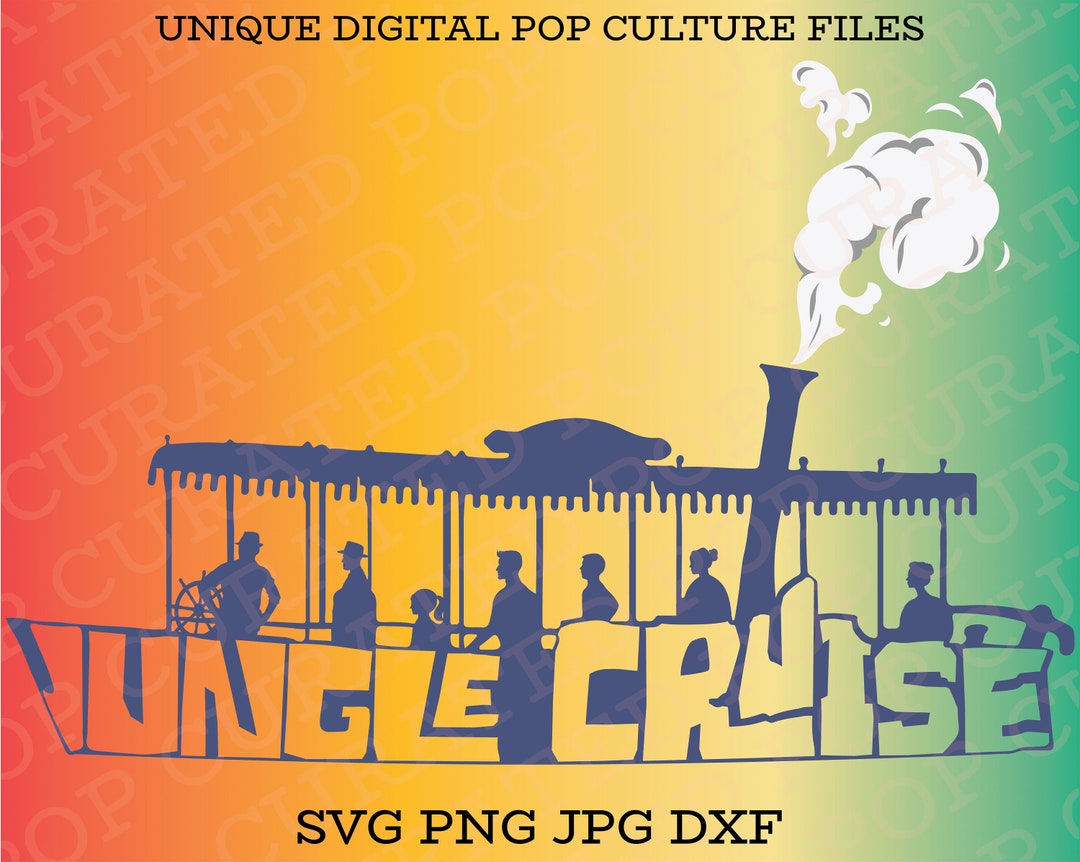 Jungle Cruise Ride Attraction Cricut DIY Sublimation Theme Park ...