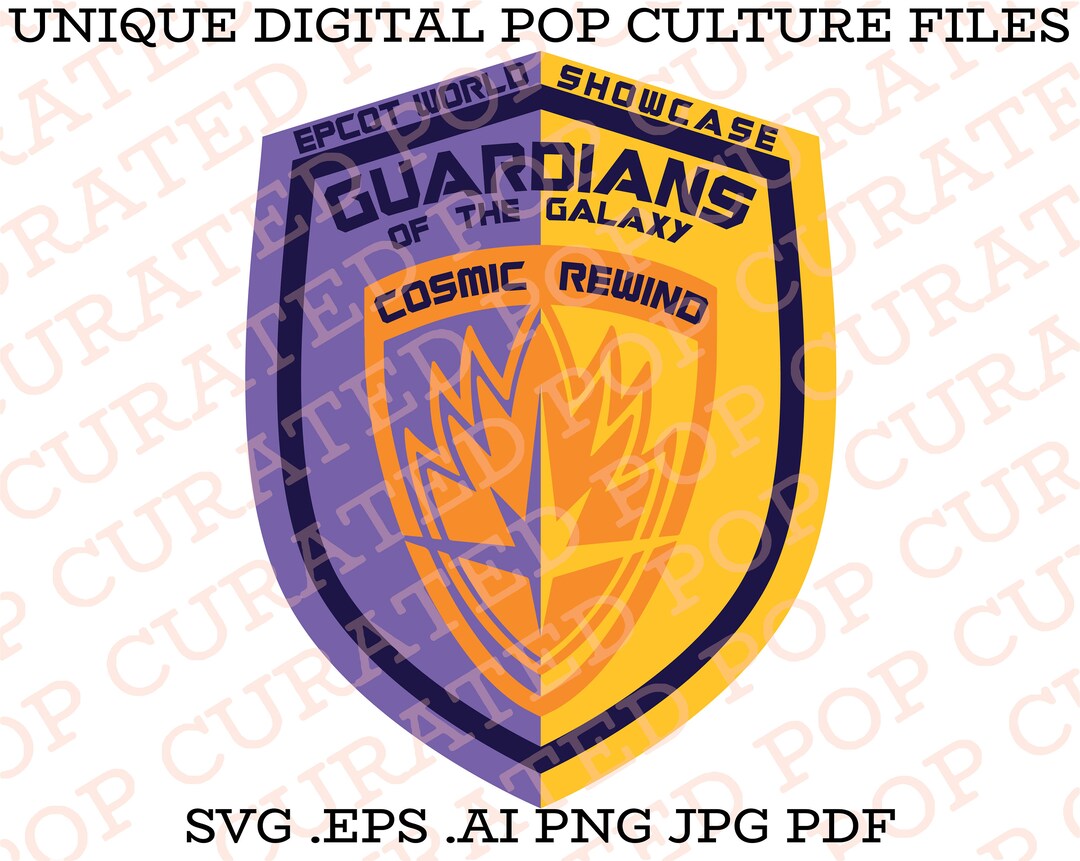 Cosmic Rewind Guardians of the Galaxy Epcot World Spinning - Etsy