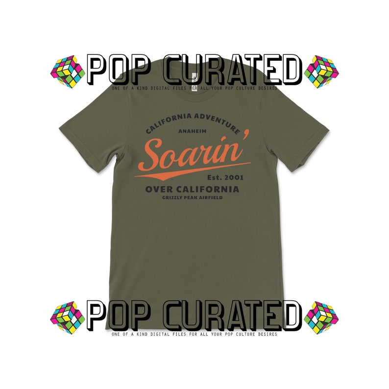 Soarin Over California Adventure Theme Park Anaheim West Coast Grizzly ...