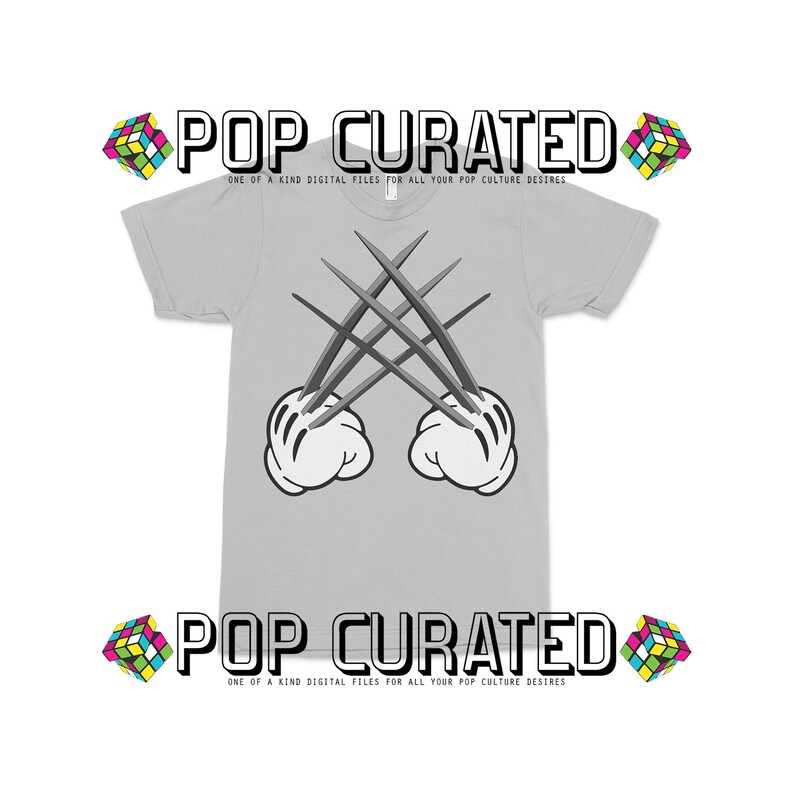 Wolverine Mickey Hands Marvel Mutants X-men Professor X - Etsy