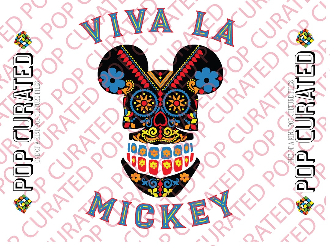 Day of the Dead Smile Mickey Mouse Luchador Dia De Muertos Downtown ...