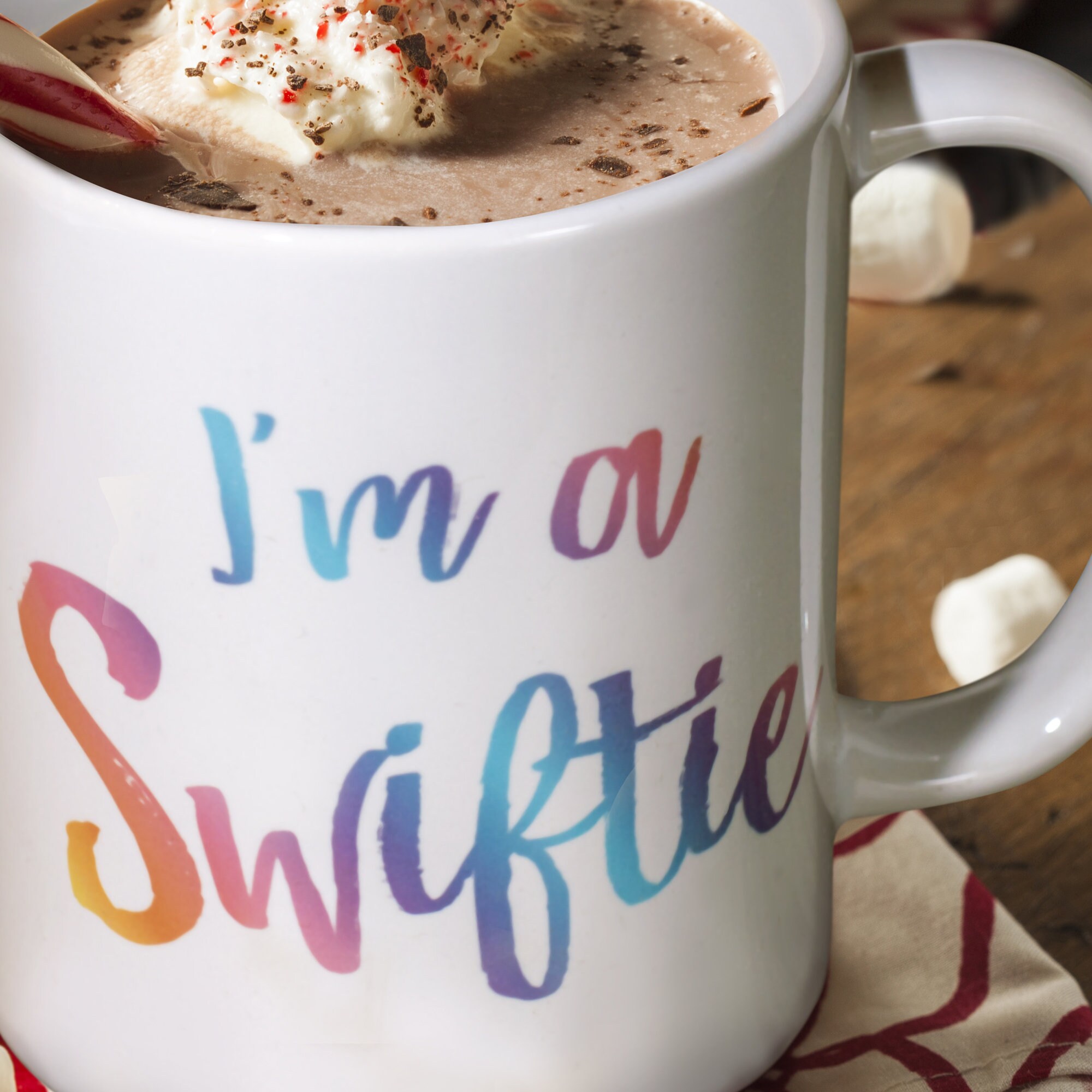 I'm a Swiftie Mug Rainbow Swiftie Mug Swiftie Taylor Team Swift Fan ...
