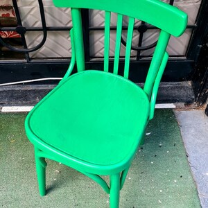 Green Wooden Chairs Vintage Retro - Etsy