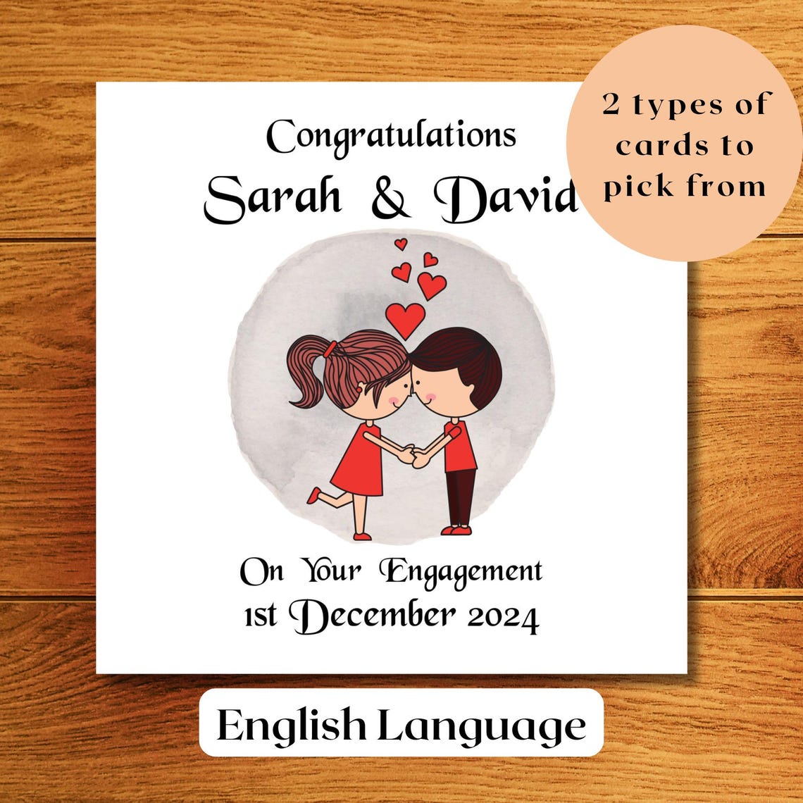 Cute Engagement Card for Your Daughter and Future Son in Law ...