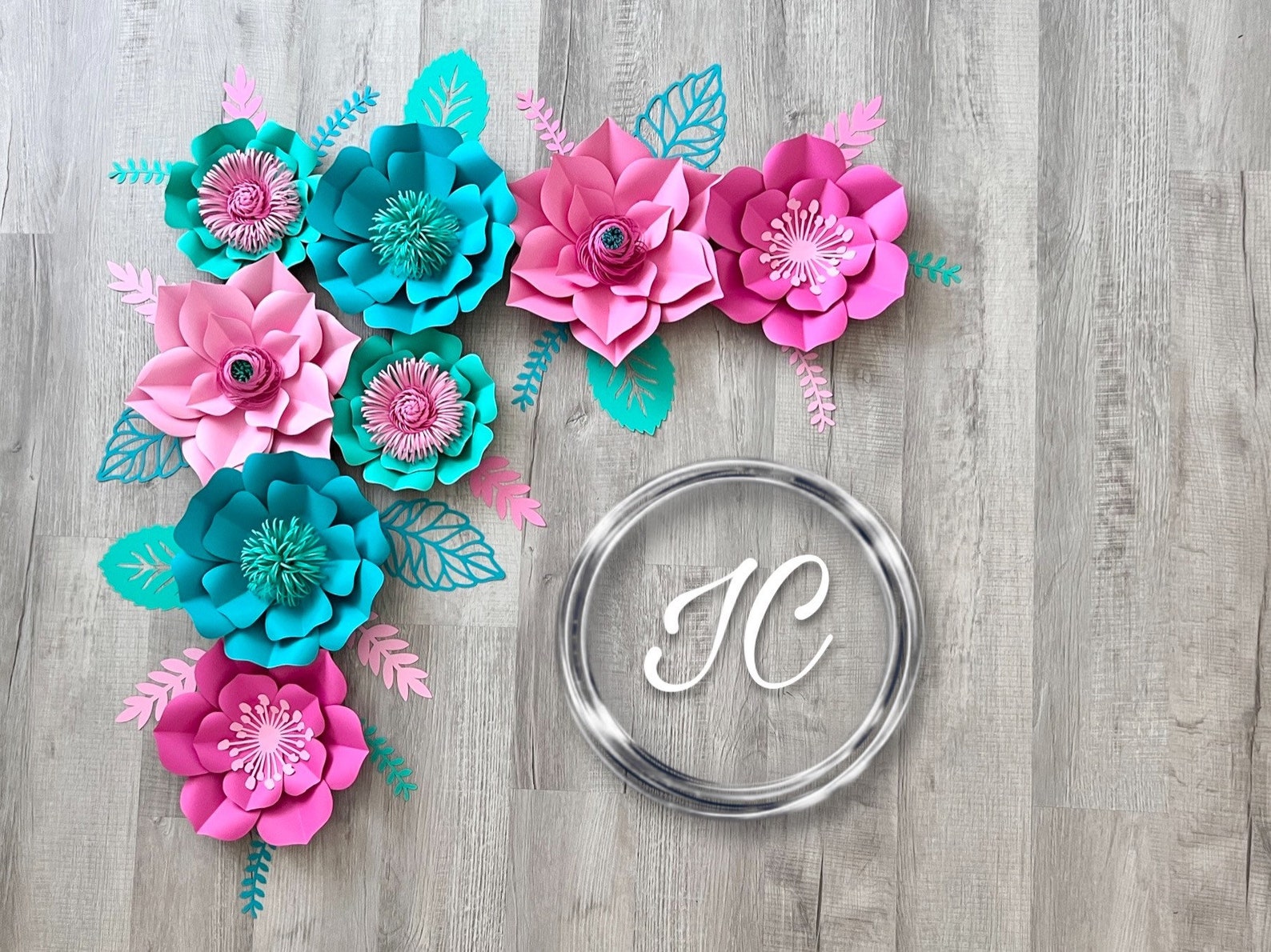 Custom Paper Flowers Set of 8 Birthday Party Decor Baby - Etsy