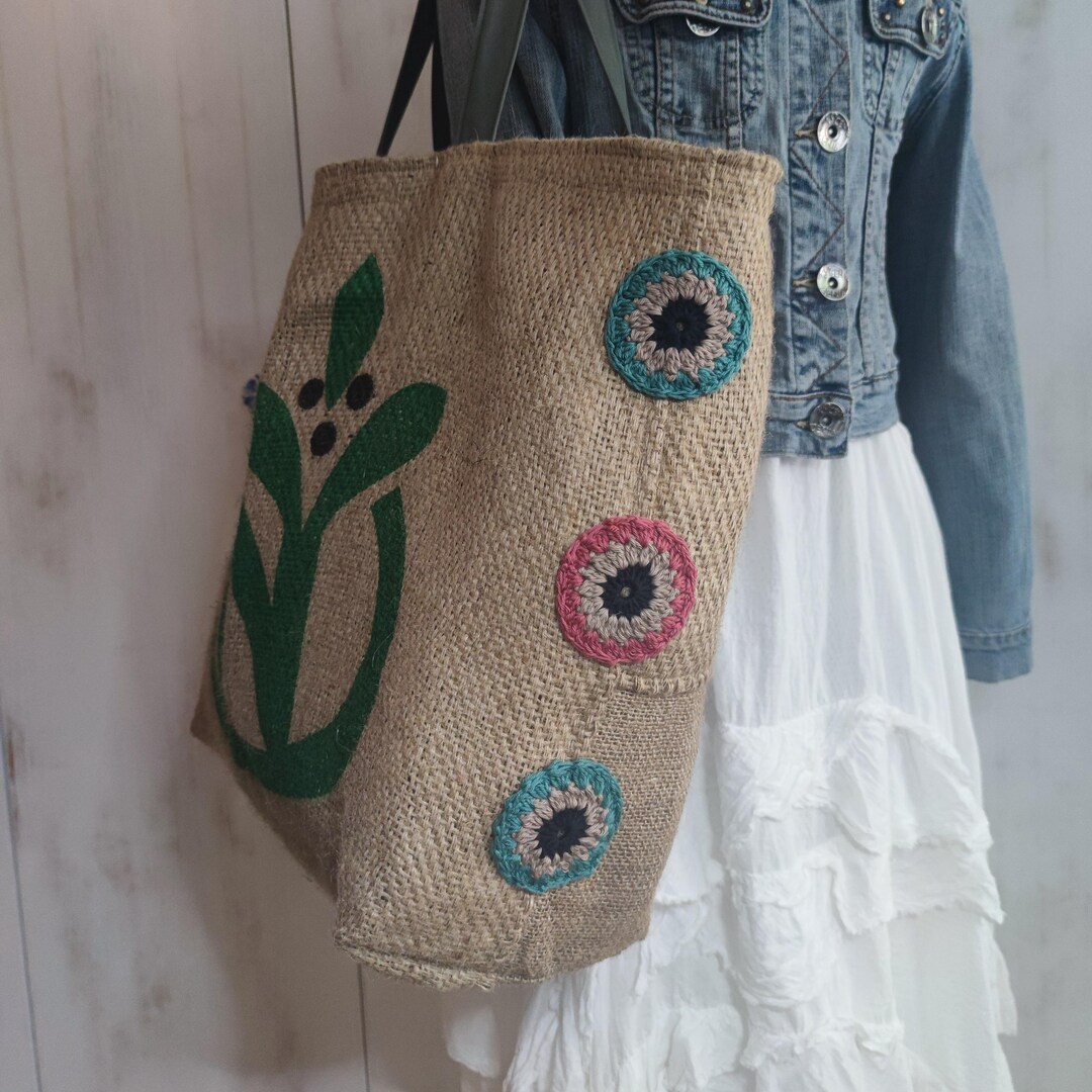 Upcycling Bag Coffee Sack, Hand-sewn Shopping Bag Unique, Shopper, Wake ...