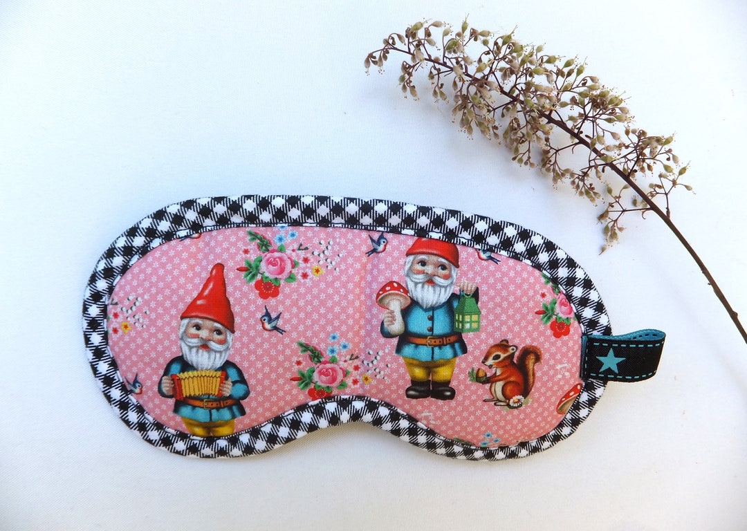 Kinder Schlafmaske Zwerg, Schlaf Brille Gartenzwerg, Augenbinde reine ...