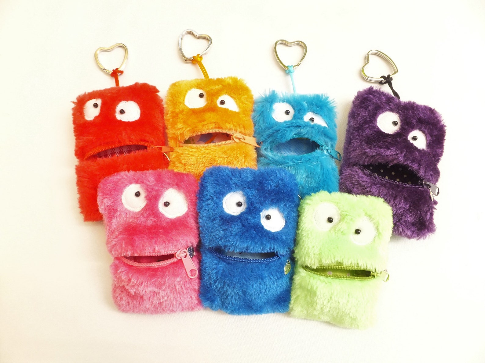 Schlüsselanhänger hellblaues Monster USB Stick Tasche - Etsy.de