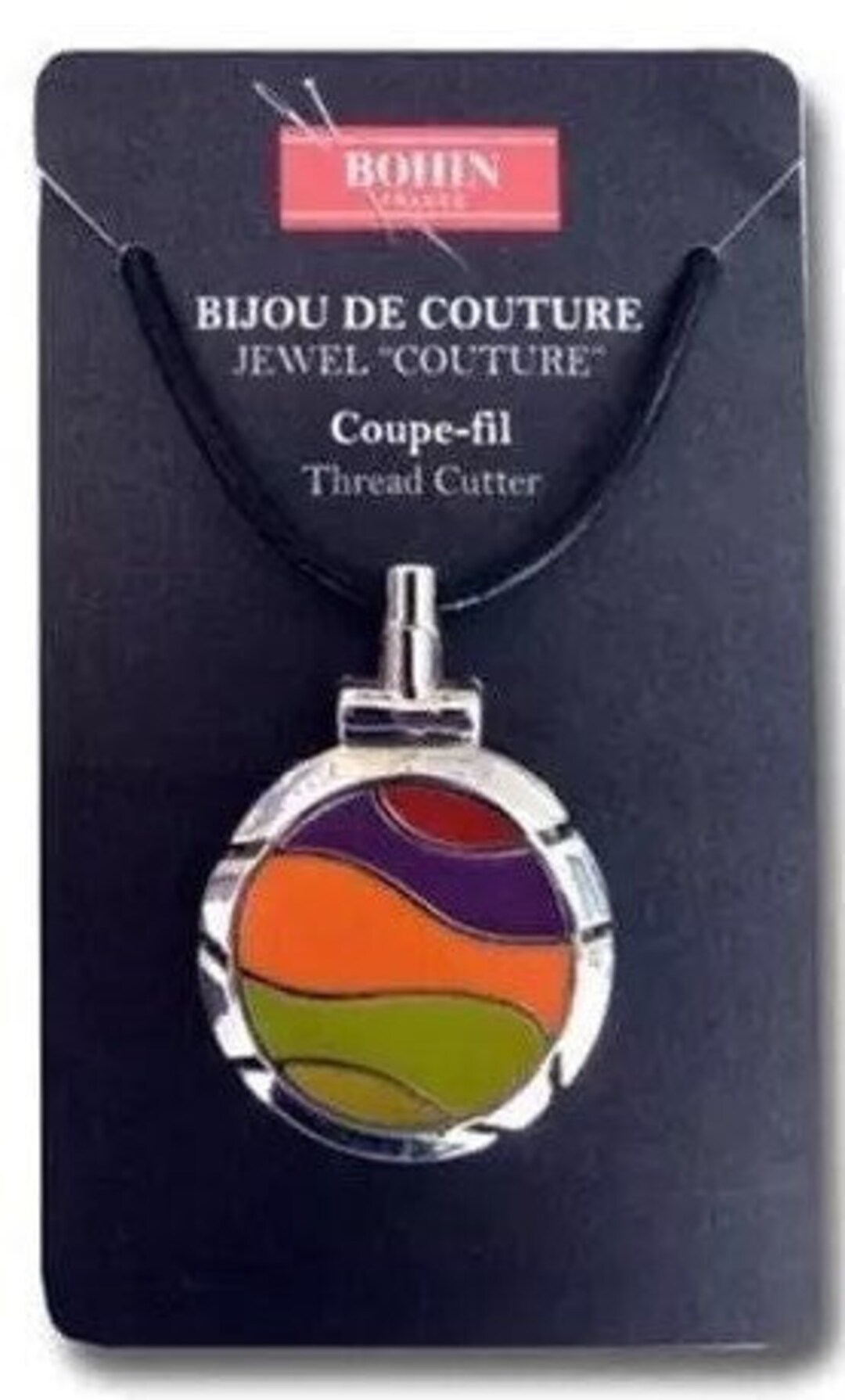 Bohin Pendant Thread Cutter – Waves Lime/orange - Etsy