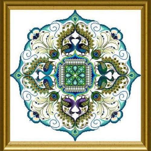 Mandala Squares Cross Stitch Pattern | Etsy