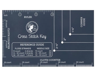 Cross Stitch Count Ruler - Etsy