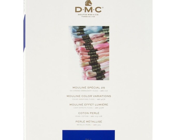 DMC - Floss Color Chart With Real Floss Samples - Etsy