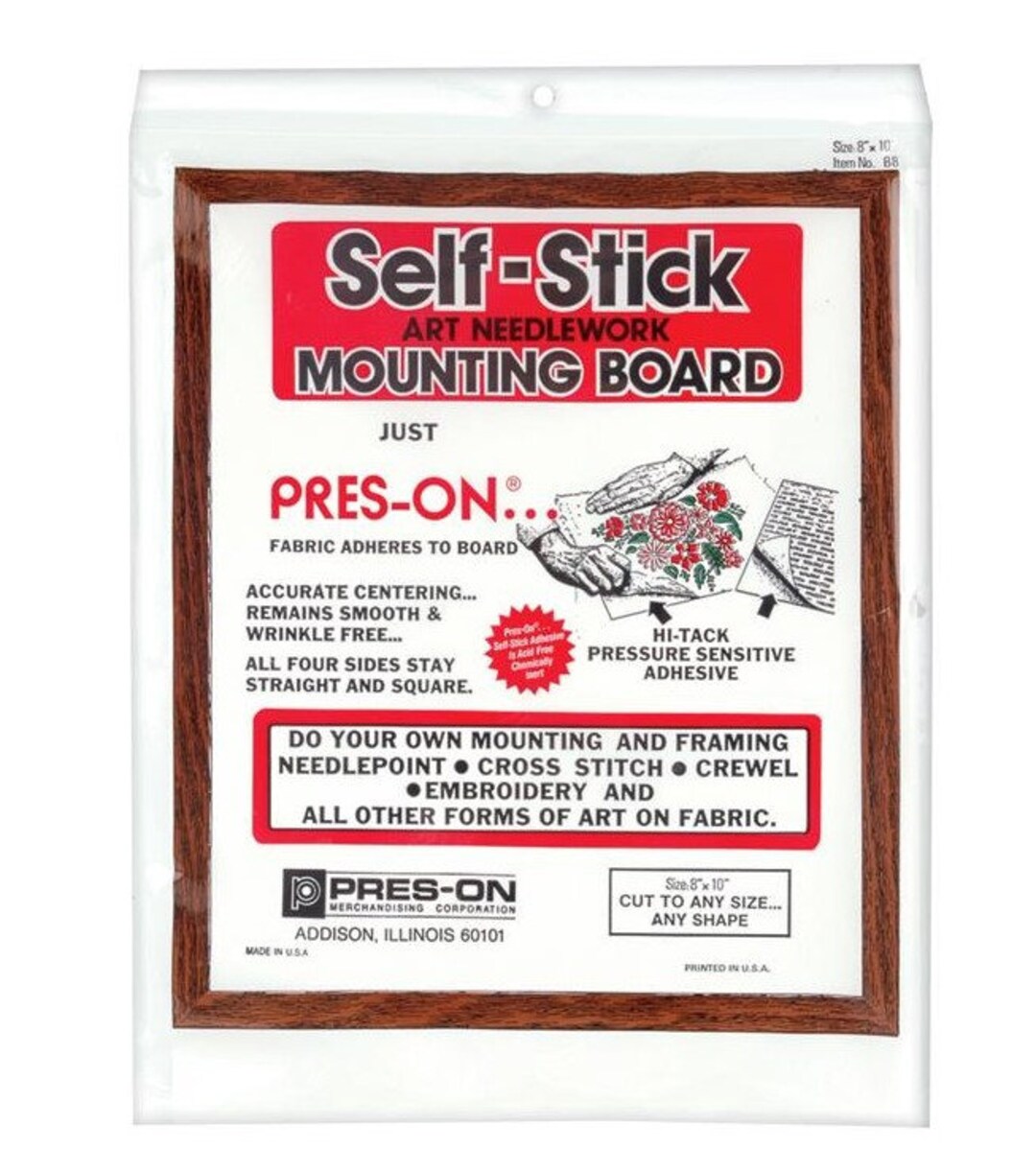 Craft Backing Boards AXELIP Self-Stick Mounting Boards 8x10 Inch - 10 ...