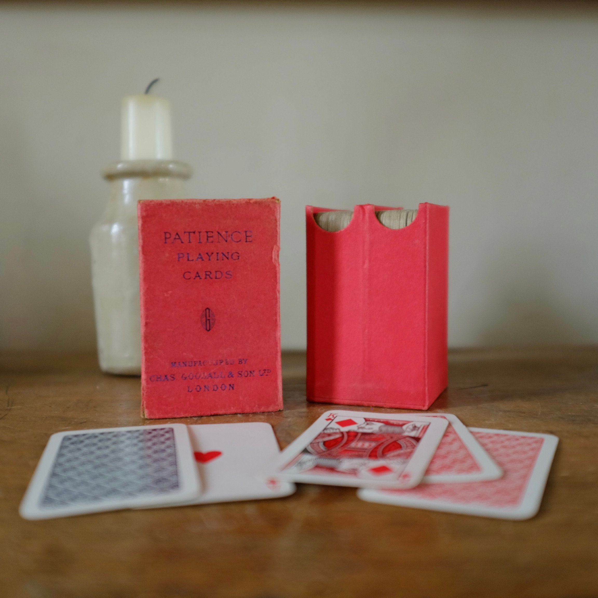 Playing Cards. Vintage Chas Goodall & Sons Patience - Etsy