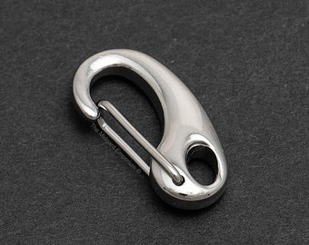 1 or 5 Stainless Steel Push Gate Clasp 32x17mm - Etsy