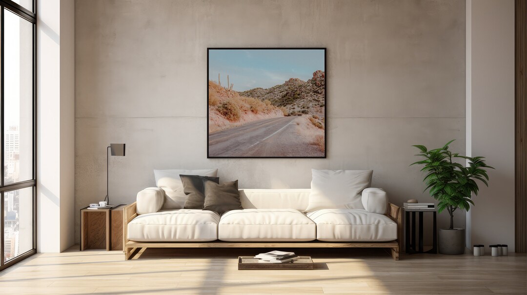 Desert Road Photo, Boho Desert Road Photo, Desert Scene Photo, Arizona ...