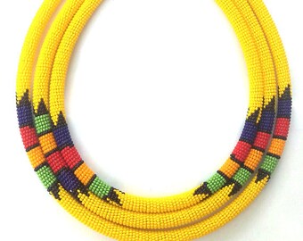 African necklace | Etsy