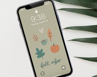 Fall Leaves Wallpaper - Etsy