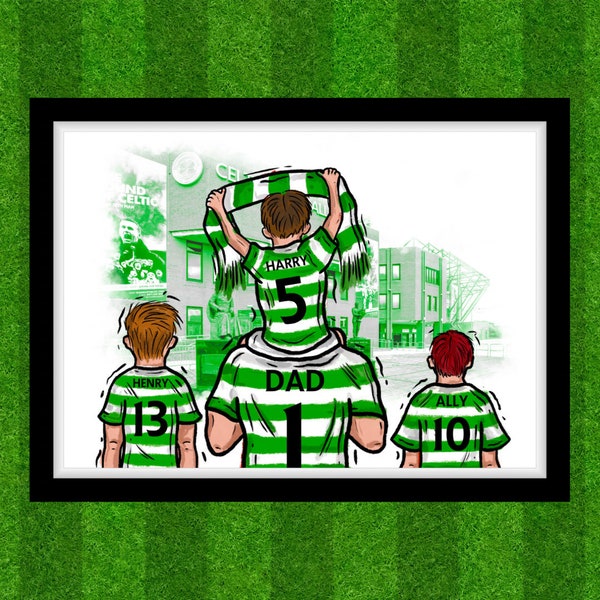 Celtic Football Art - Etsy UK