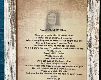 Sweet Child of Mine SVG Funny Kid Tshirt Sweet Child of Mine Shirt ...