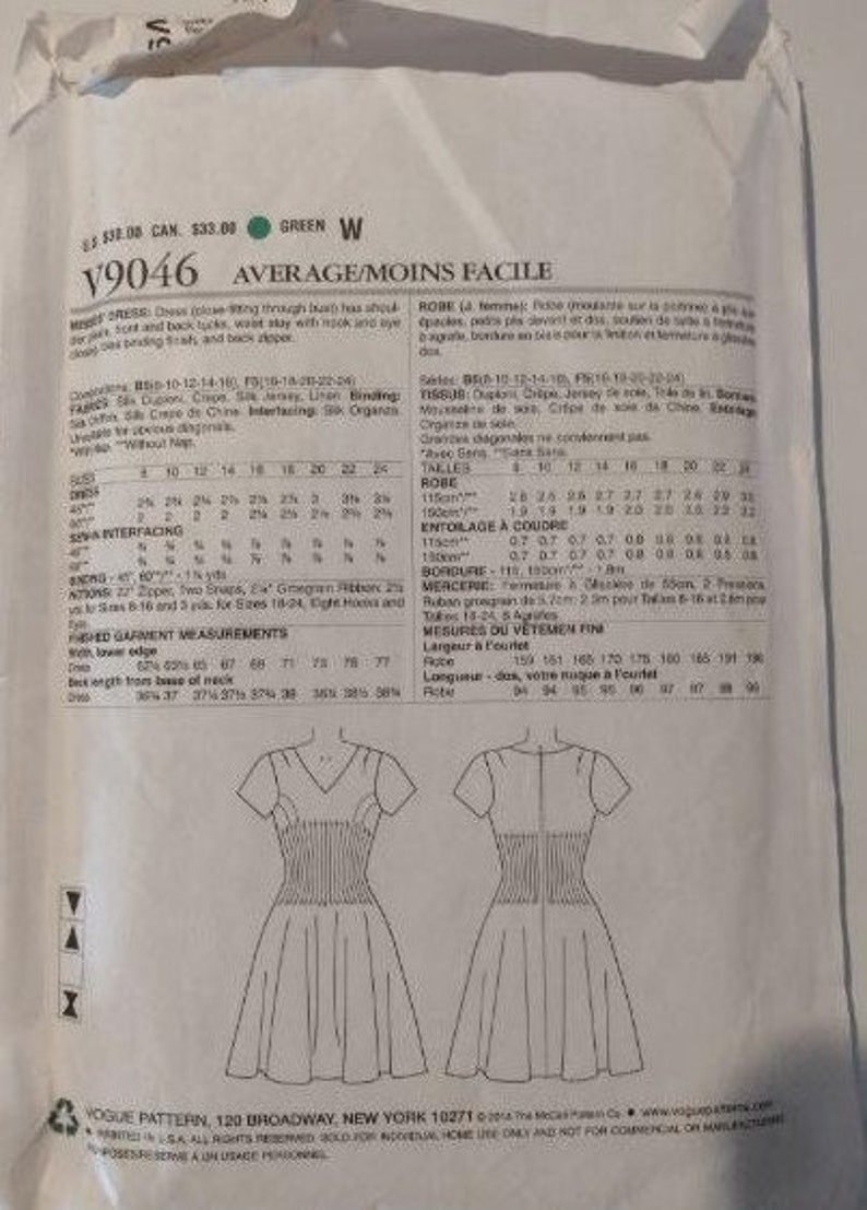 Vogue 9046 Claire Shaeffer's Custom Couture Collection - Etsy