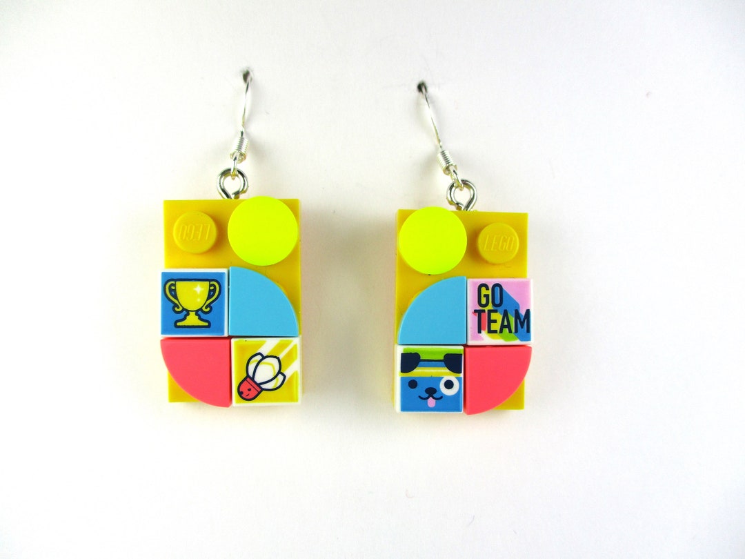 Yellow 2x3 Lego Brick Handmade Badminton Shuttlecock Puppy Sports ...