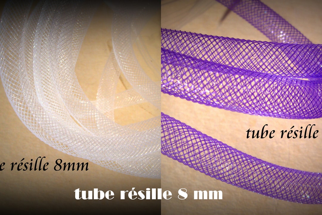 2 Meters of White Tubular Fishnet Purple or Both for - Etsy