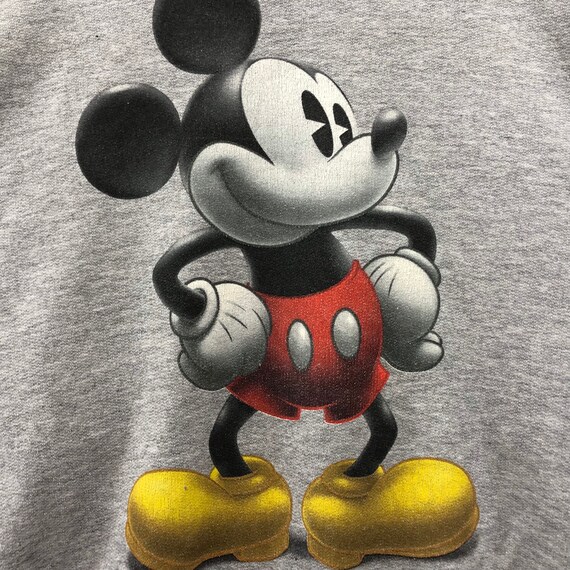 Rare Vintage Mickey Mouse Big Logo Mickey Mouse Dis Gem 0229