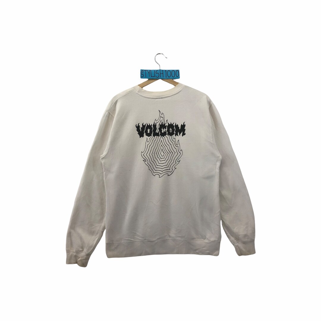 Rare Vintage Volcom Sweatshirt Big Logo Spellout Pullover Jumper ...