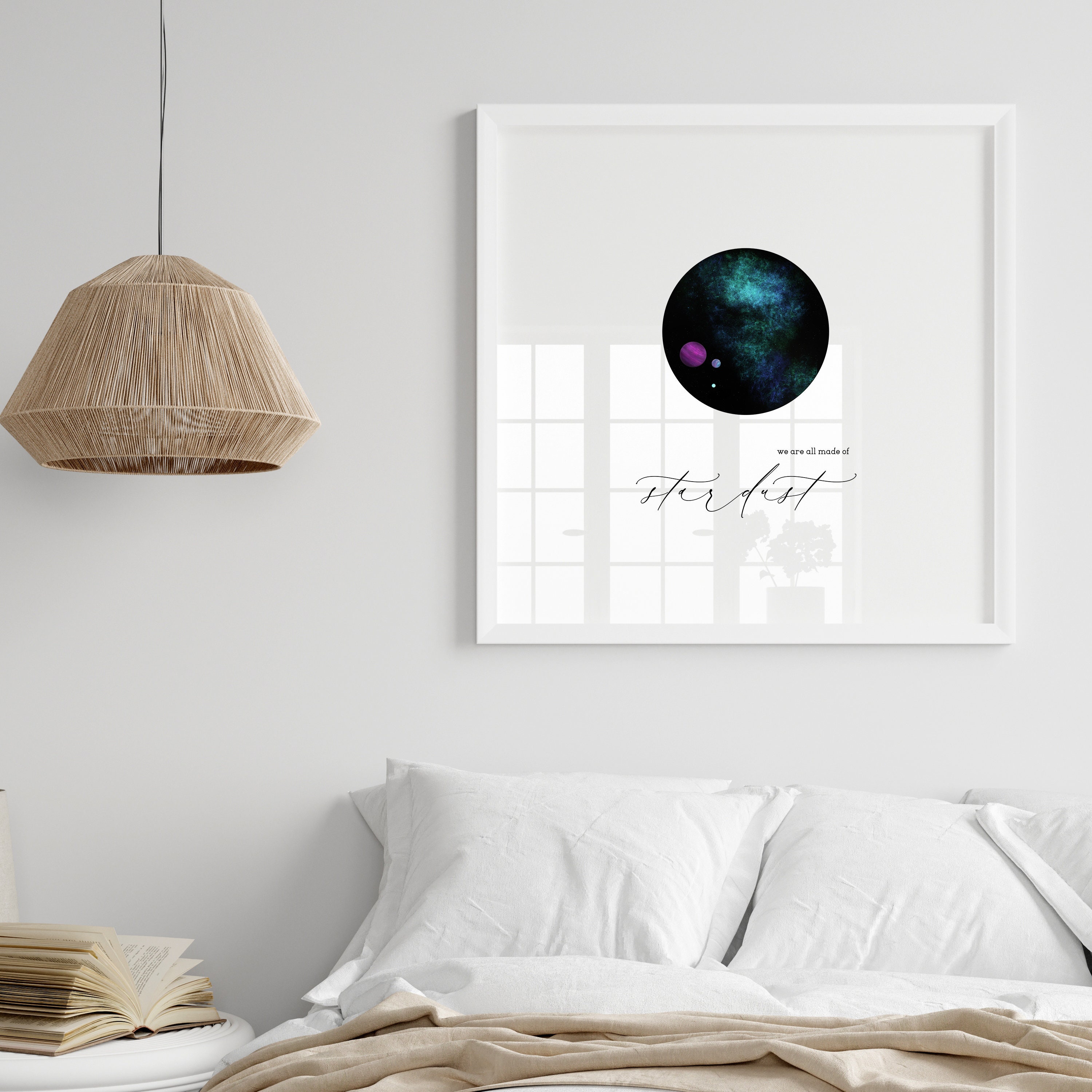 We Are All Made of Stardust Printable Art | Inspirational Wall Art ...