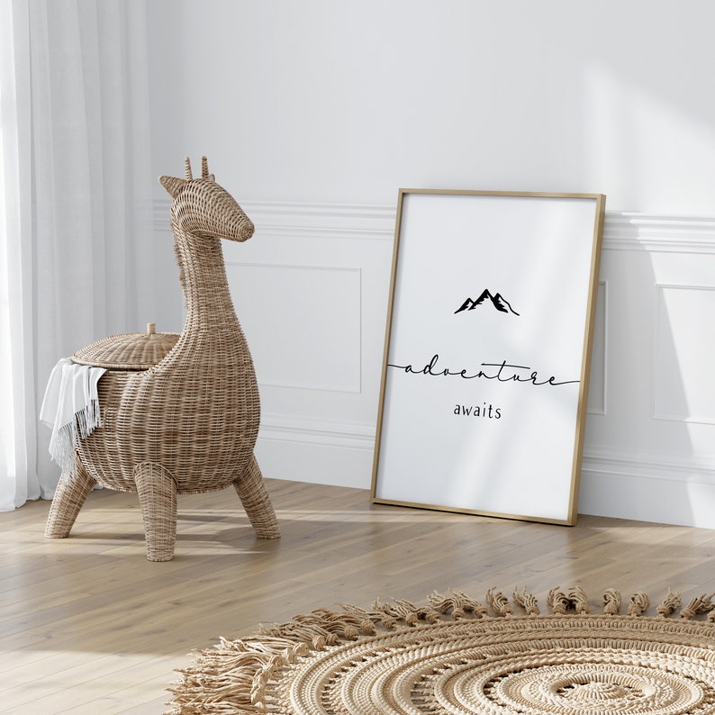 Adventure Awaits Mountains Printable | Inspirational Printable ...