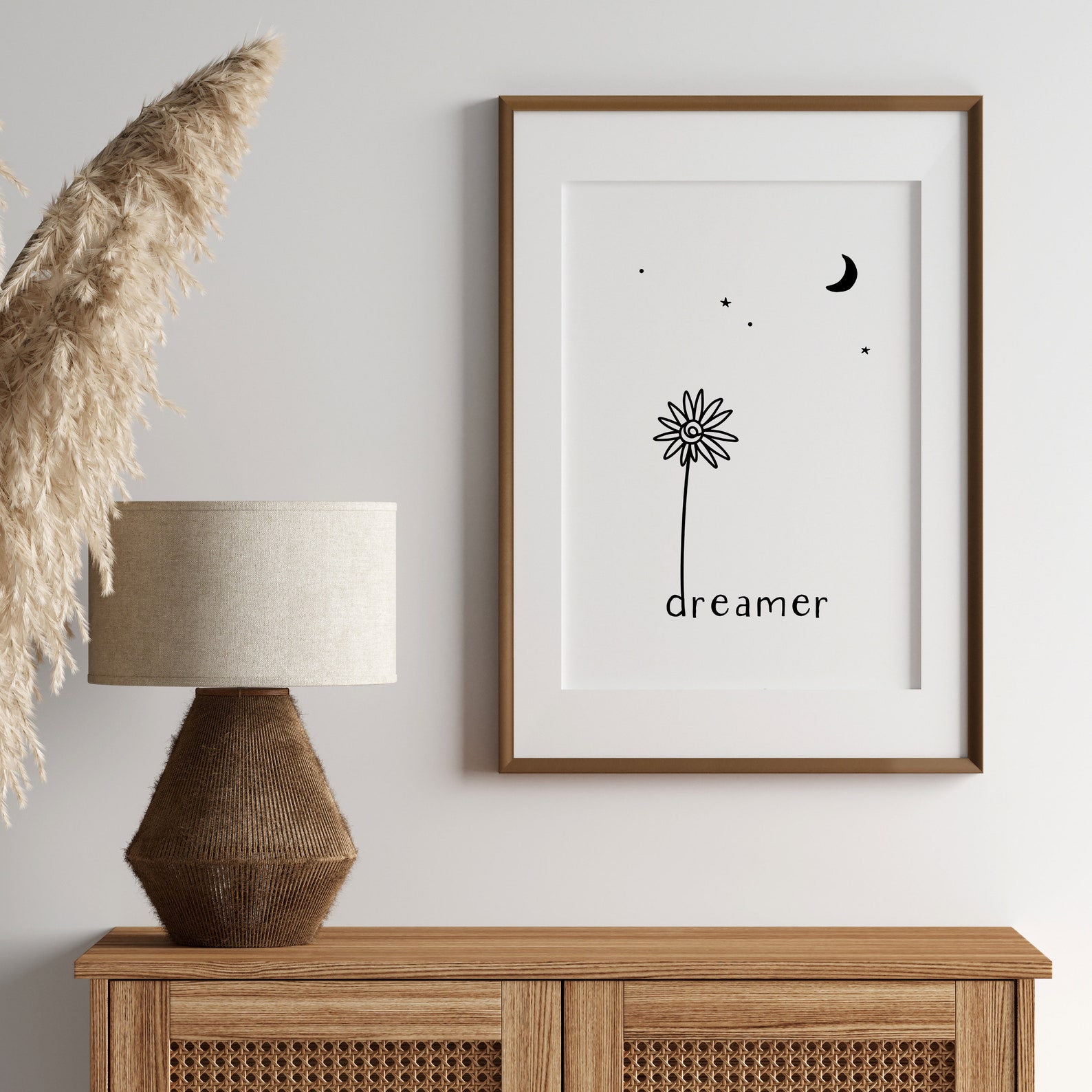Dreamer Printable | Inspirational Printable | Typography Wall Art ...